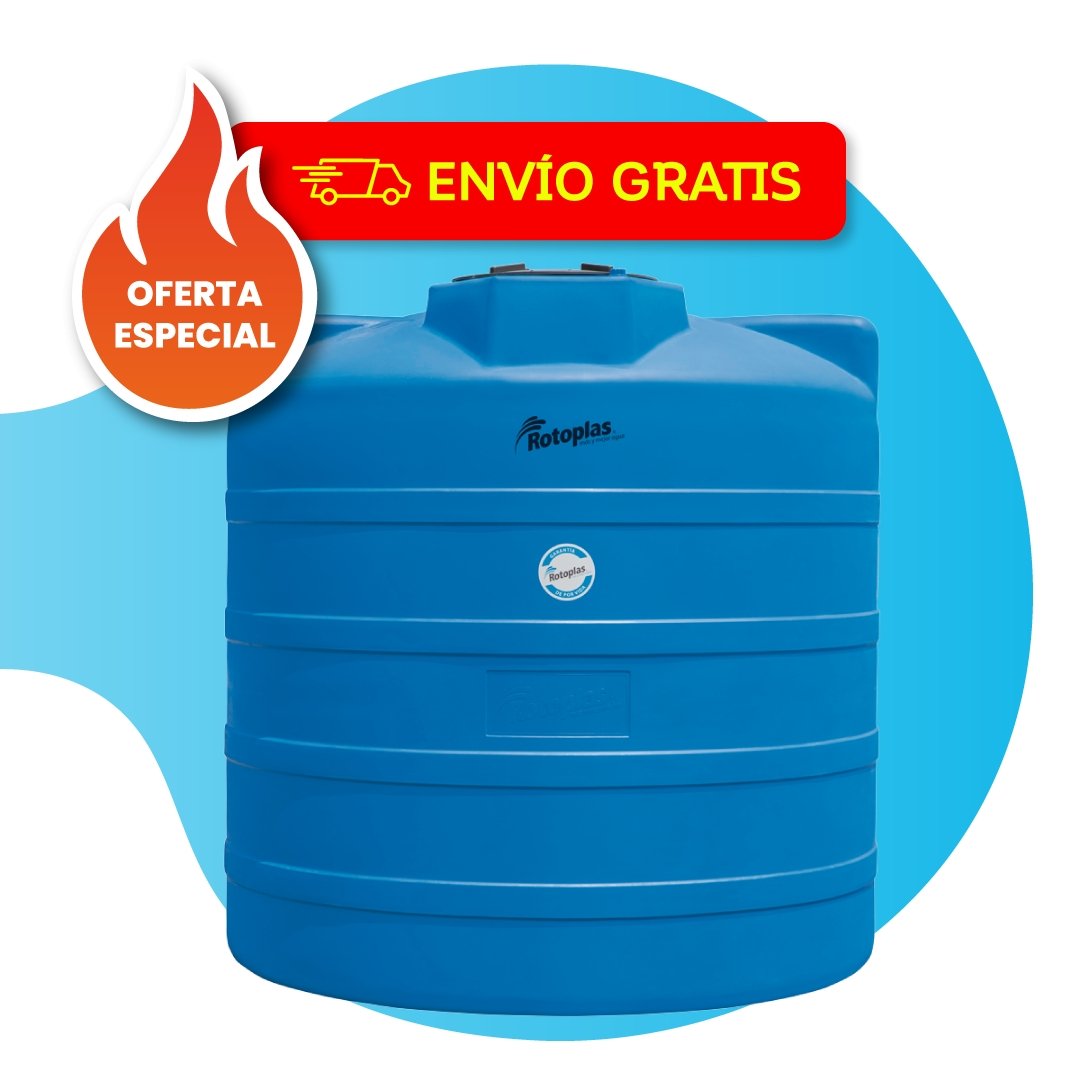 Cisterna Rotoplas 10000 litros Sin Equipo